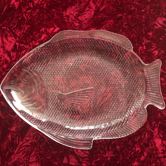 Dining | Vintage Glass Fish Platter | Poshmark